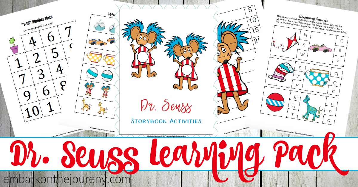 Dr Seuss Printable Games