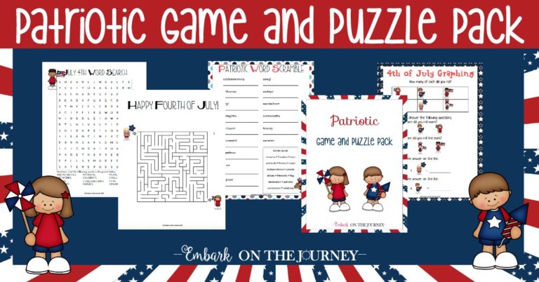 Entertain your kiddos with these fun patriotic printable games and ...