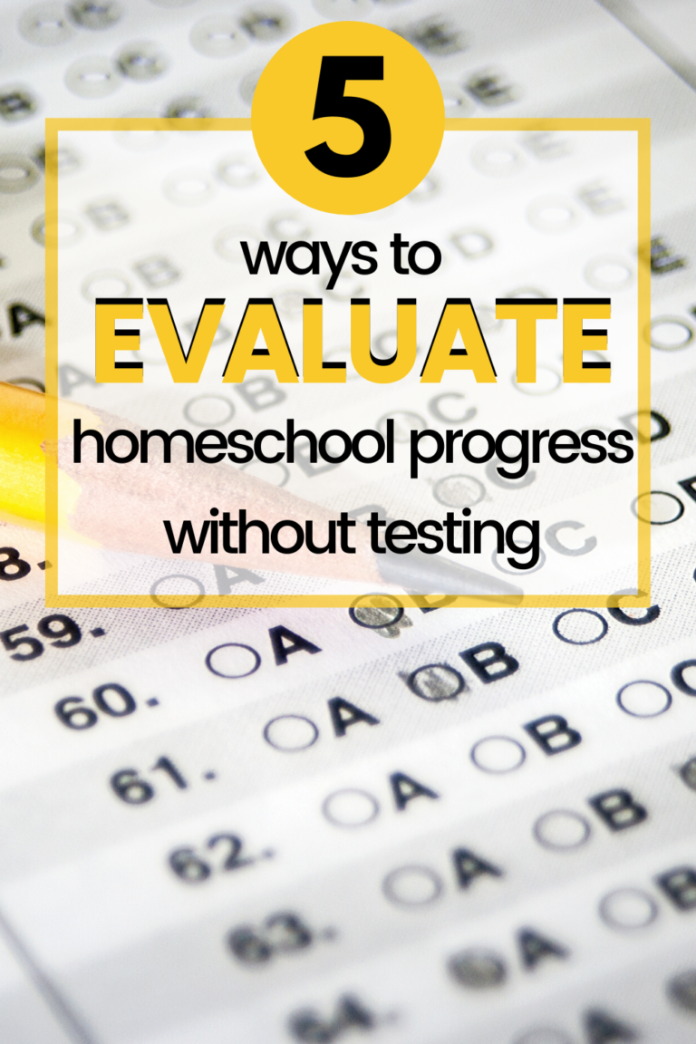 How to Evaluate Progress in Your Homeschool