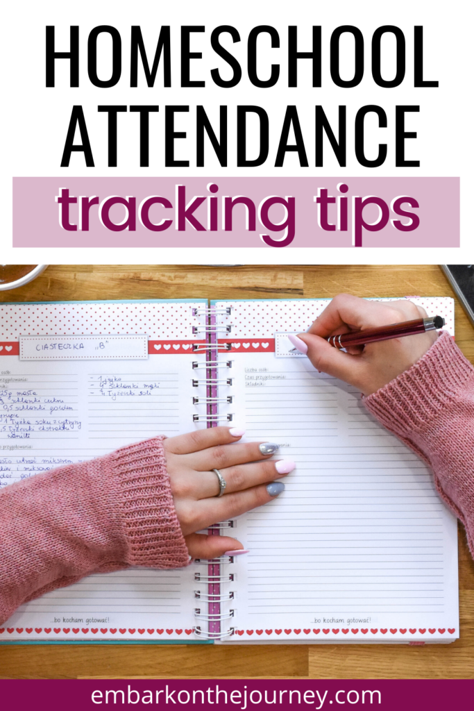 How to Track Attendance In Your Homeschool
