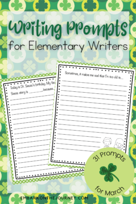 March Writing Prompts