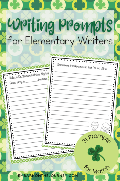 March Writing Prompts