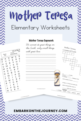 Mother Teresa Worksheets