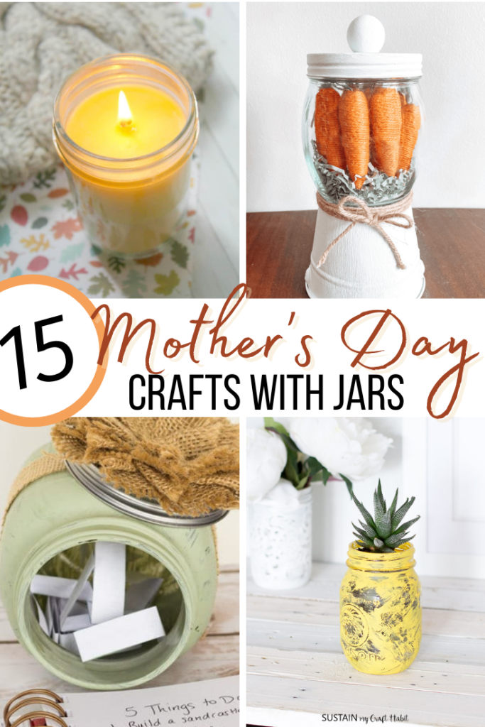Mothers Day Crafts with Jars