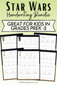 Star Wars Handwriting Bundle