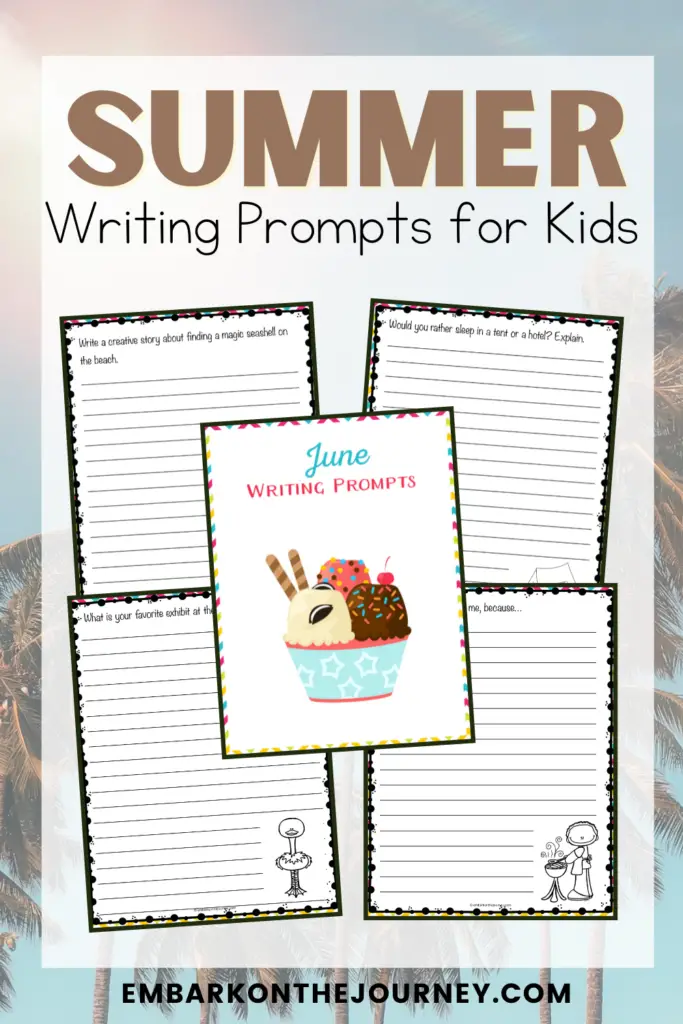 June Writing Prompts June Writing Prompts